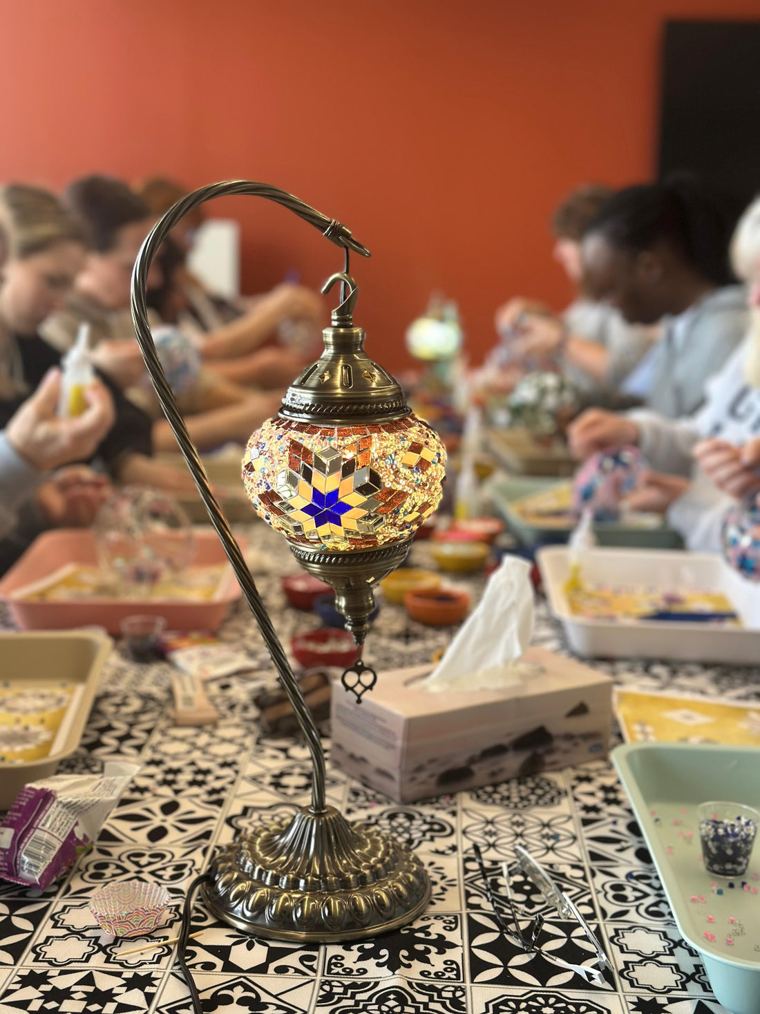 Mosaic Lamp Art | Turkish Mosaic Lamp Making Workshop
